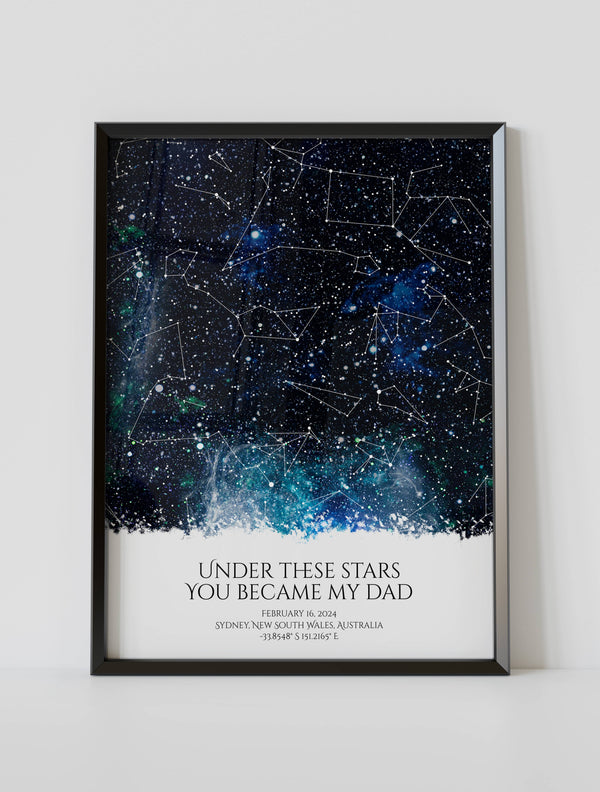 Custom Night Sky Star Map Posters 100+ Designs | Artmementos