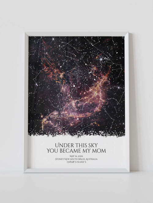 Custom Night Sky Star Map Posters 100+ Designs | Artmementos