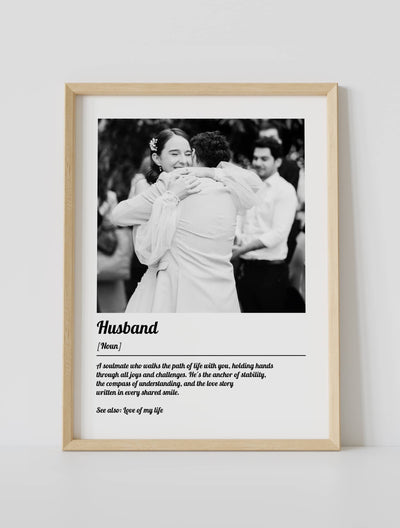 Custom Definition Poster With Photo | Artmementos
