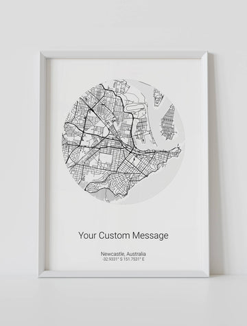 Create Unique Custom Location Maps Online | Artmementos