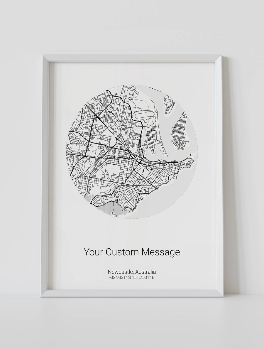 Create Unique Custom Location Maps Online | Artmementos