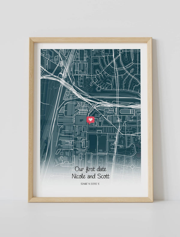 Create Your Own Street Map Posters | Artmementos